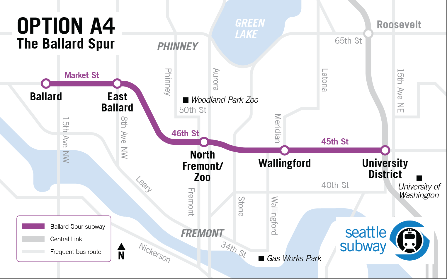 In a Big ST3 Package, a Ballard-UW Line is Essential – Seattle Transit Blog