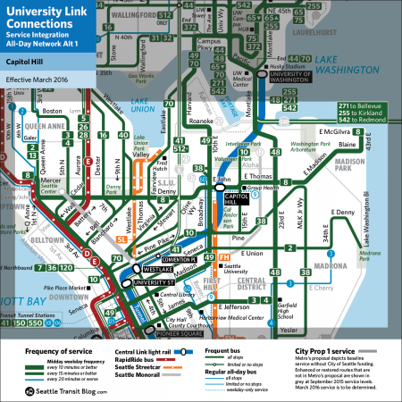 Alternative 1: Capitol Hill and First Hill – Seattle Transit Blog