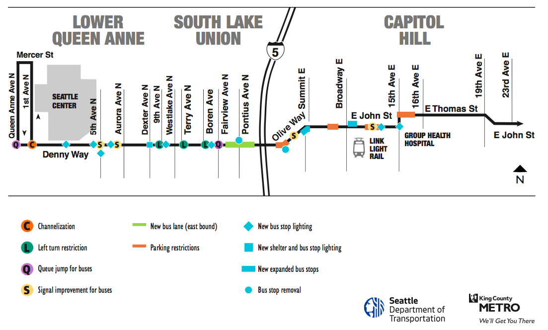 A Christmas Present for Route 8 Riders: A Denny Bus Lane – Seattle ...