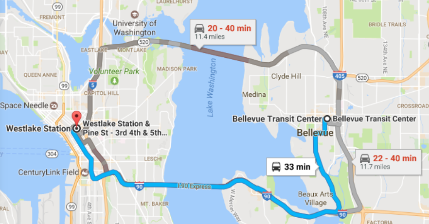 Route 550 via SR 520? – Seattle Transit Blog