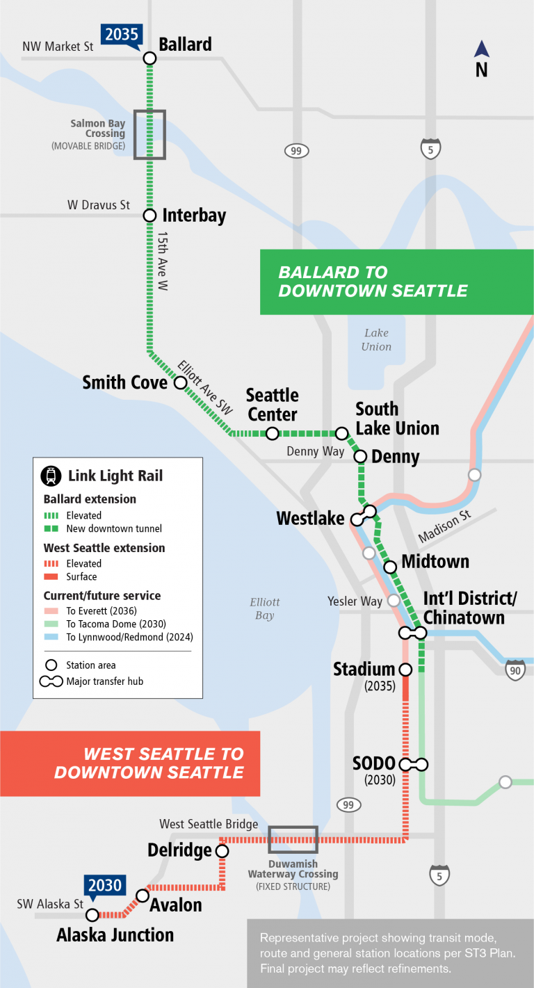 West Seattle & Ballard Link Get Green Light – Seattle Transit Blog